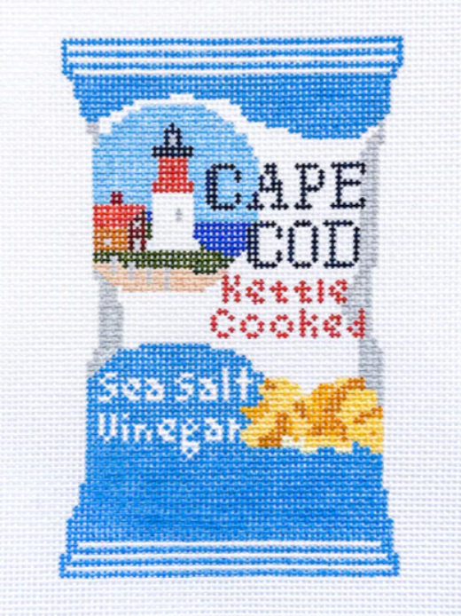 Cape Cod Salt and Vinegar Chips – Canvas Queen Needlepoint