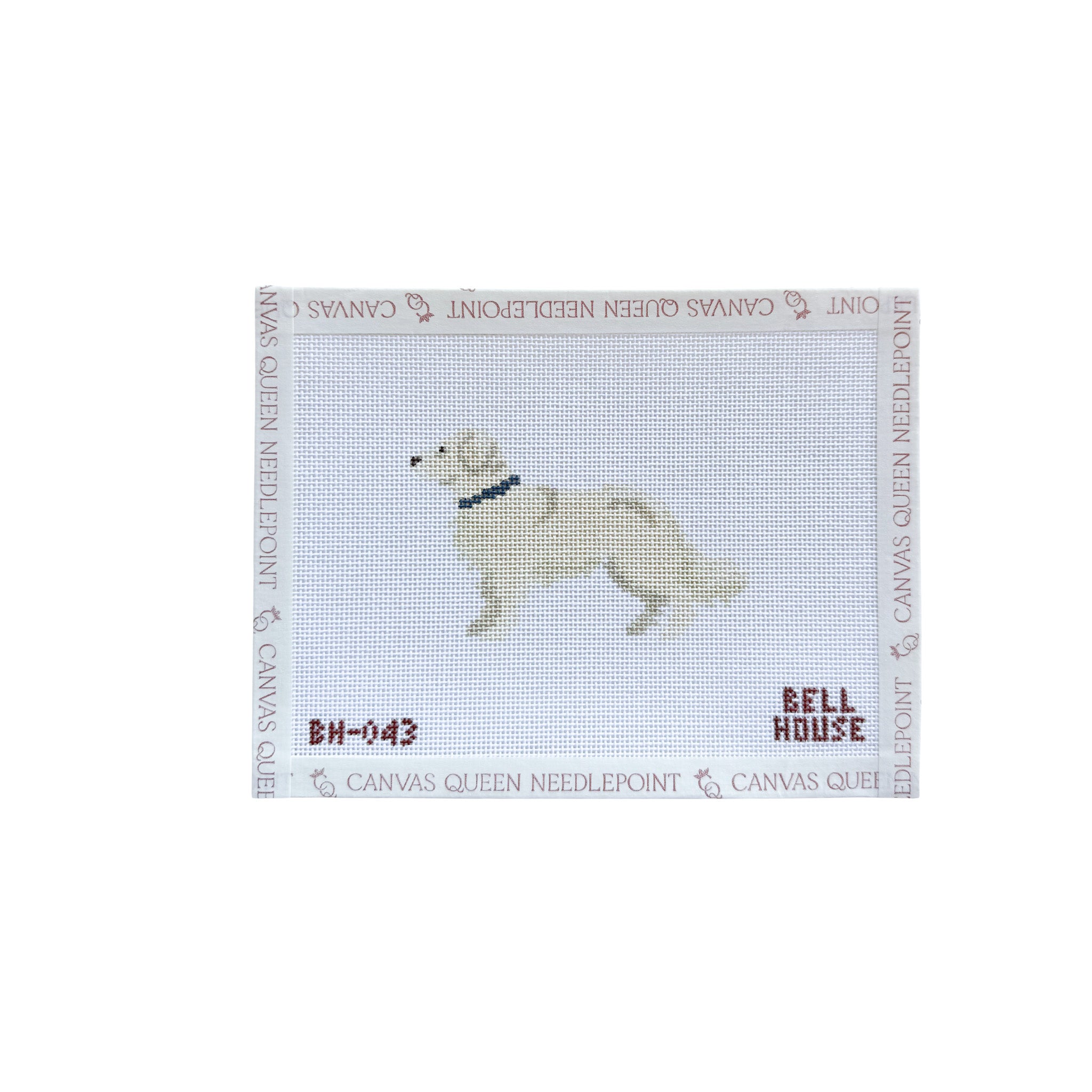 English Cream Golden Retriever – Canvas Queen Needlepoint