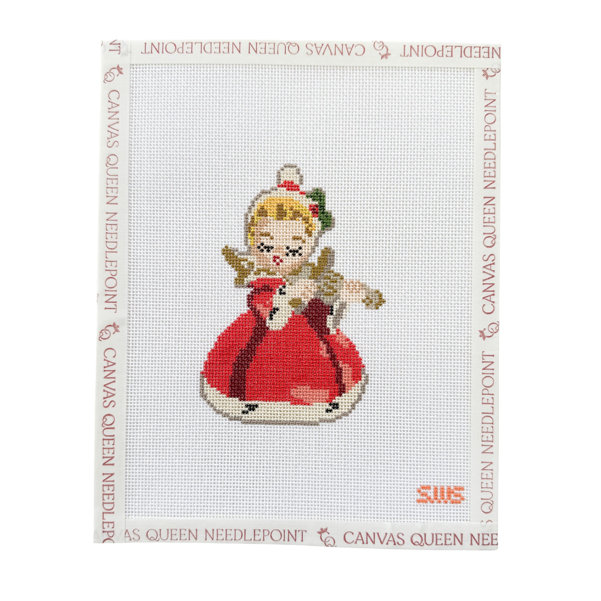 Christmas Violin Angel – Canvas Queen Needlepoint
