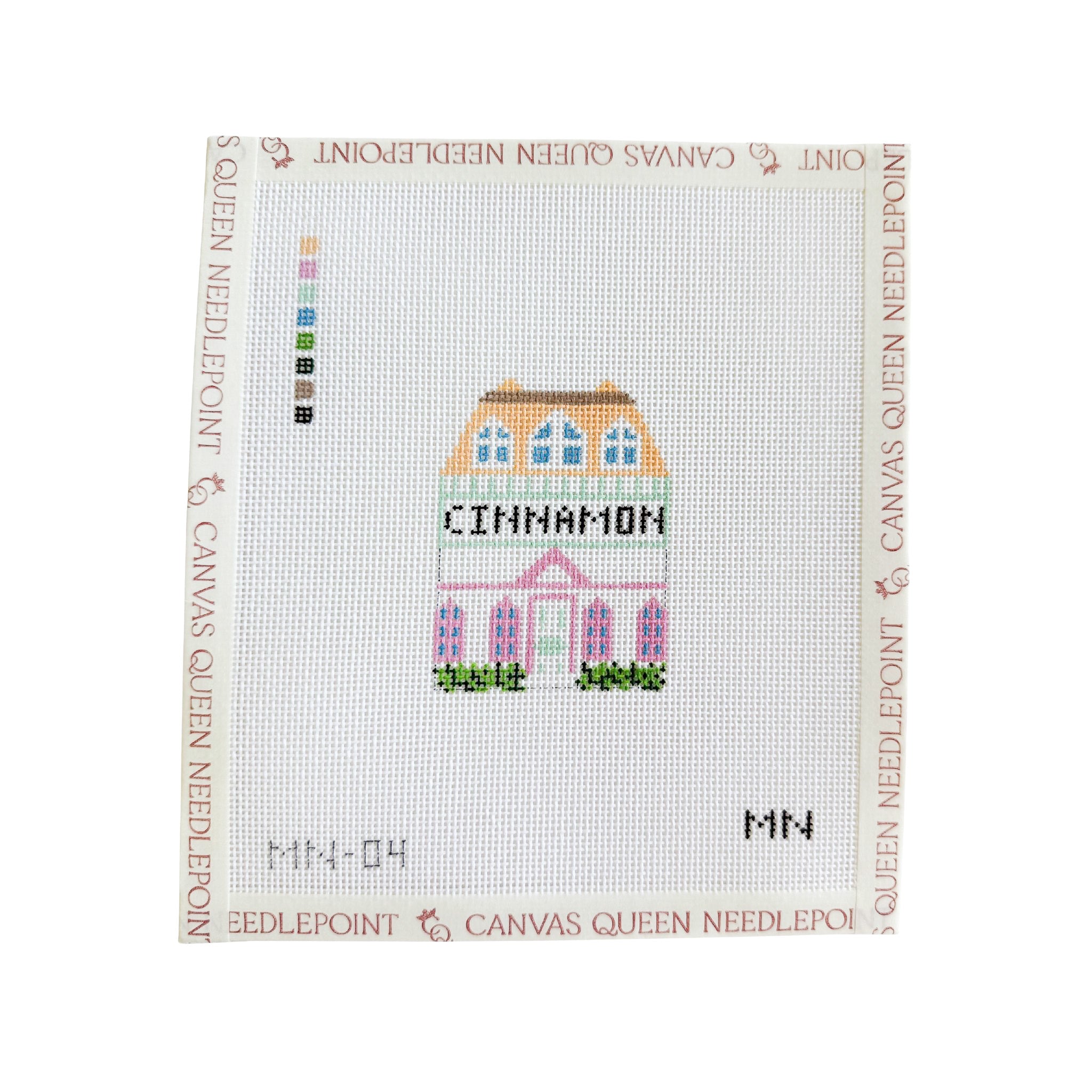 Cinnamon Village House – Canvas Queen Needlepoint