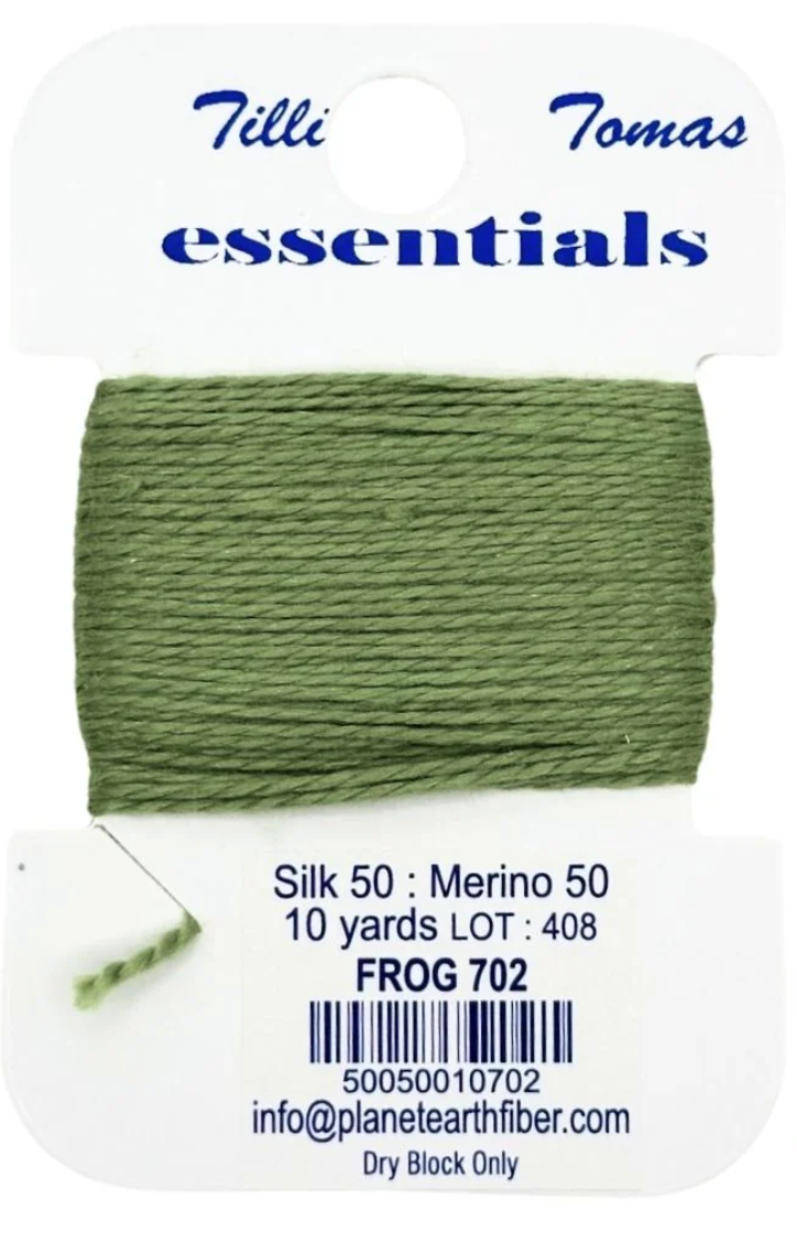 Essentials Card 702 Frog – Canvas Queen Needlepoint