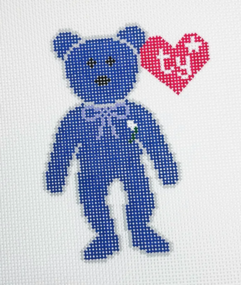 Princess Diana Beanie Baby – Canvas Queen Needlepoint