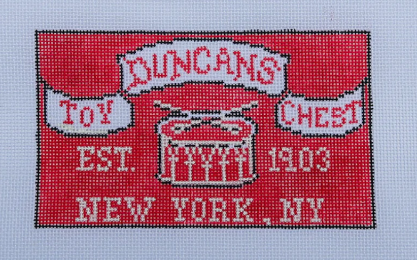 Duncan's Toy Chest – Canvas Queen Needlepoint