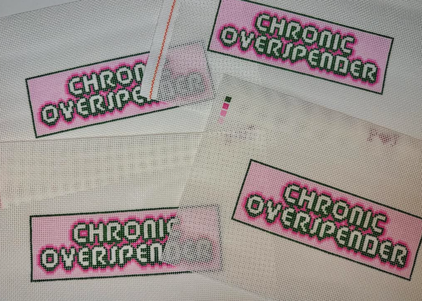 Chronic Overspender – Canvas Queen Needlepoint