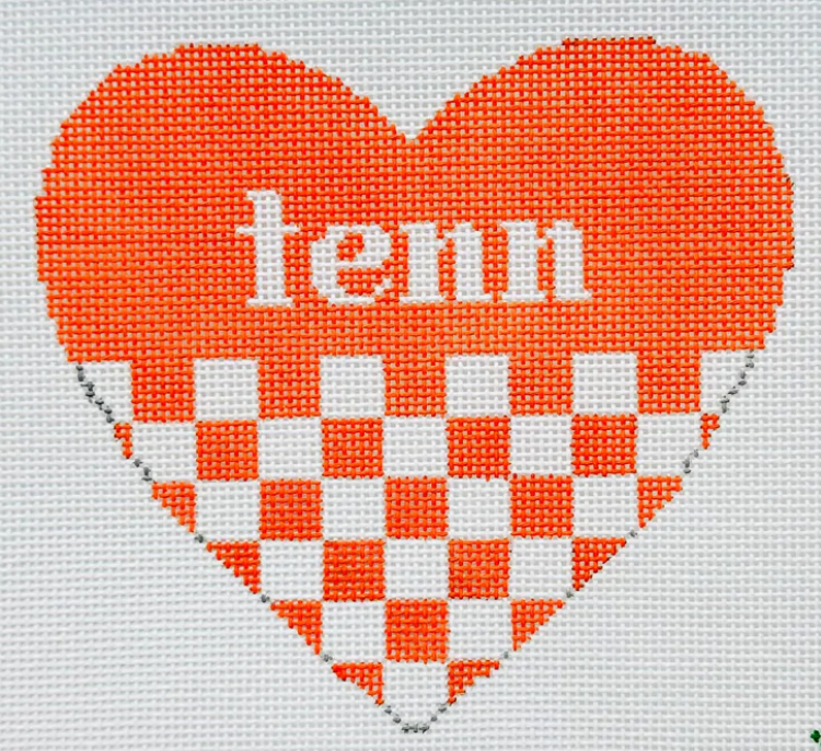 Tennessee Heart – Canvas Queen Needlepoint