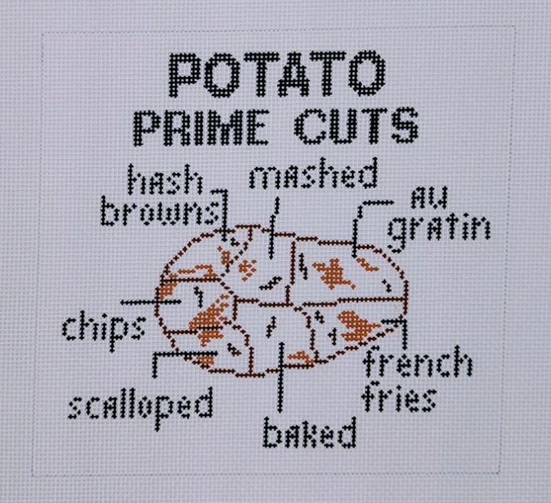 Potato Prime Cuts – Canvas Queen Needlepoint