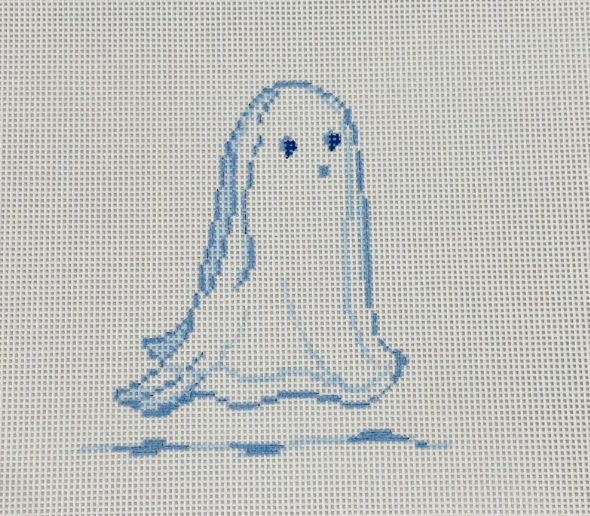 Ghost #1 Boo and White – Canvas Queen Needlepoint