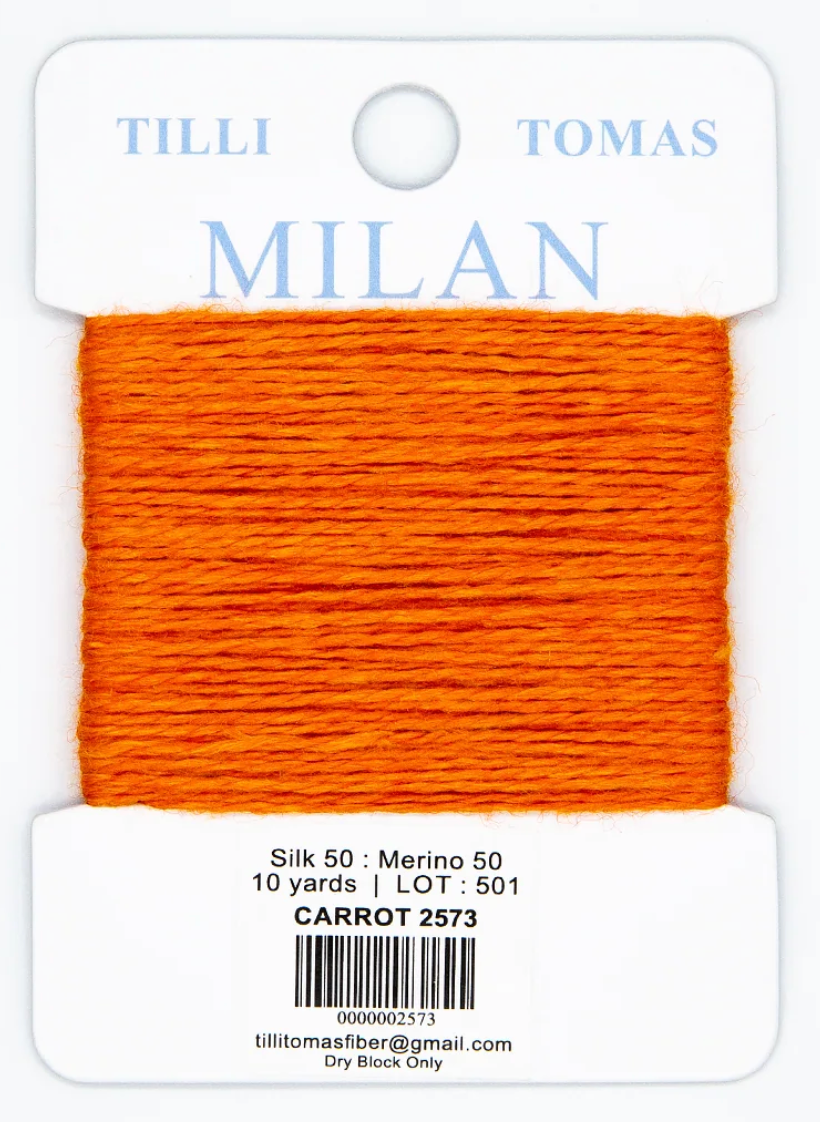 Milan Card 2573 Carrot – Canvas Queen Needlepoint