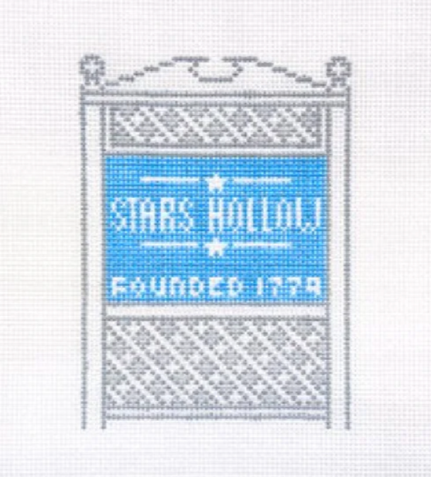 Stars Hollow Sign – Canvas Queen Needlepoint