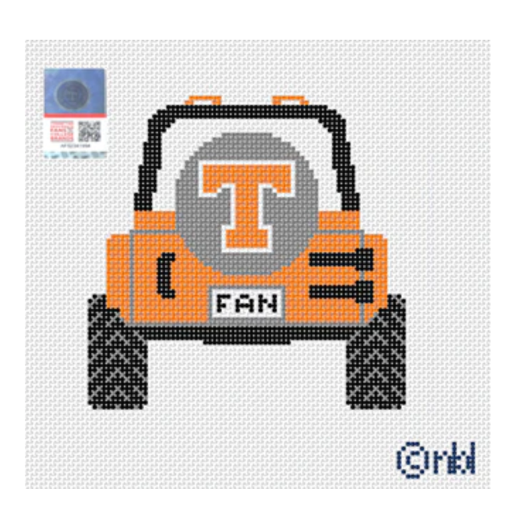 Tennessee Jeep – Canvas Queen Needlepoint