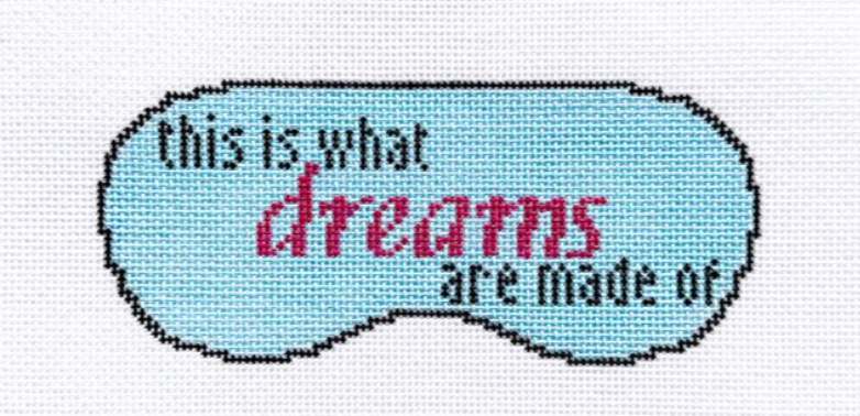 What Dreams Are Made Of Eye Mask – Canvas Queen Needlepoint